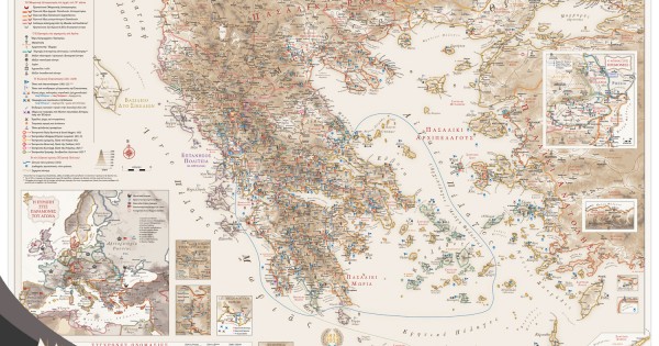 Ιστορικός χάρτης της Ελληνικής επανάστασης του 1821 - Πάνορμος