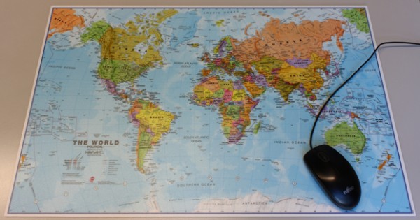 Mouse map Παγκόσμιος χάρτης
