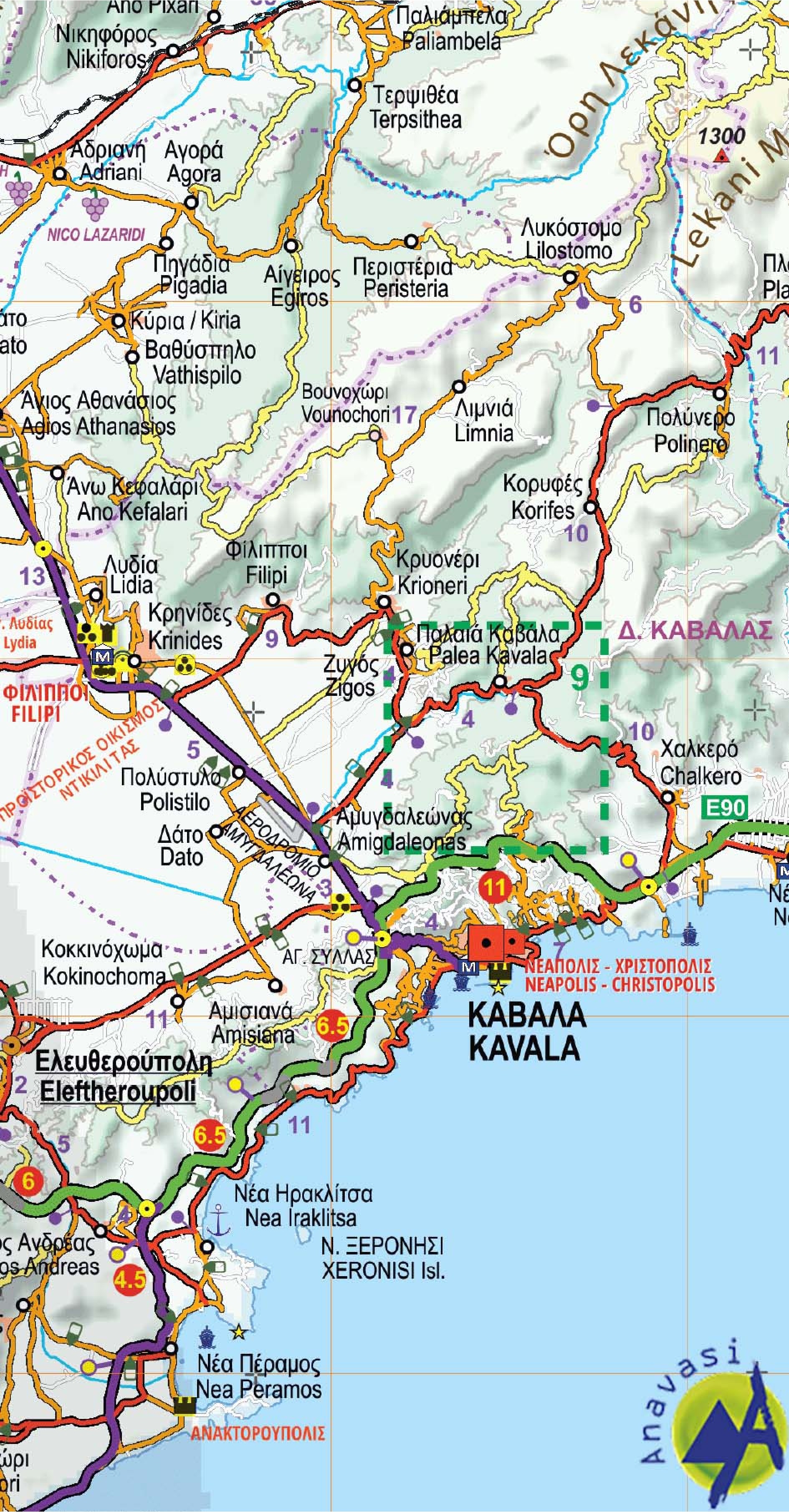 Μακεδονία • Οδικός χάρτης | Ανάβαση