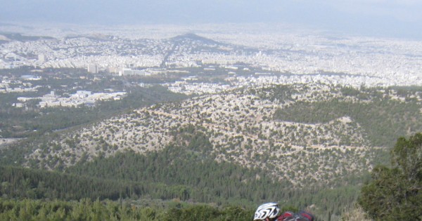Βόρειος και Νότιος Υμηττός • Πεζοπορικός χάρτης | Ανάβαση